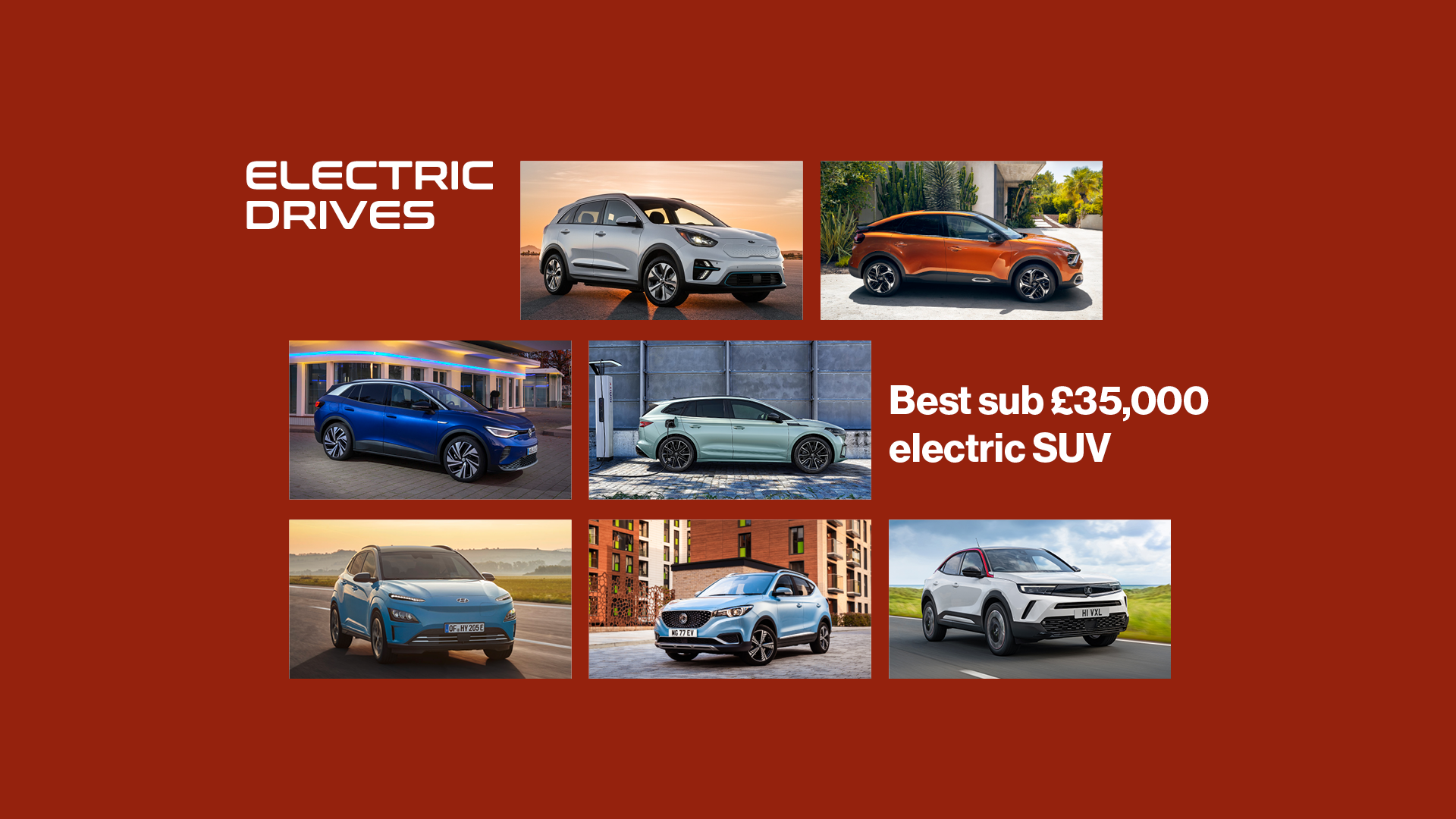 ElectricDrives | Best value electric crossover/sports utility vehicles ...