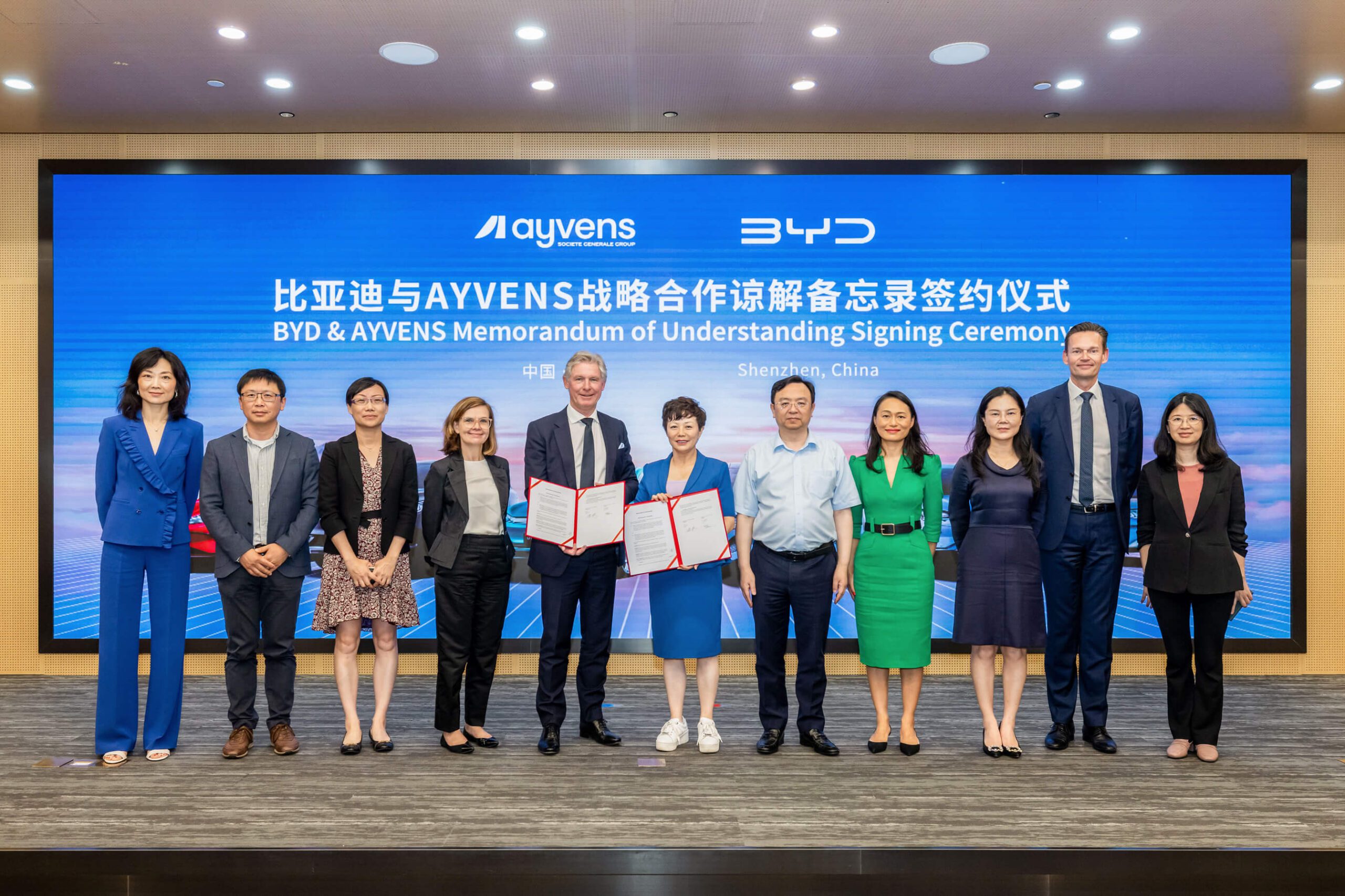 BYD and Ayvens partner to provide new leasing offers and spread EVs ...