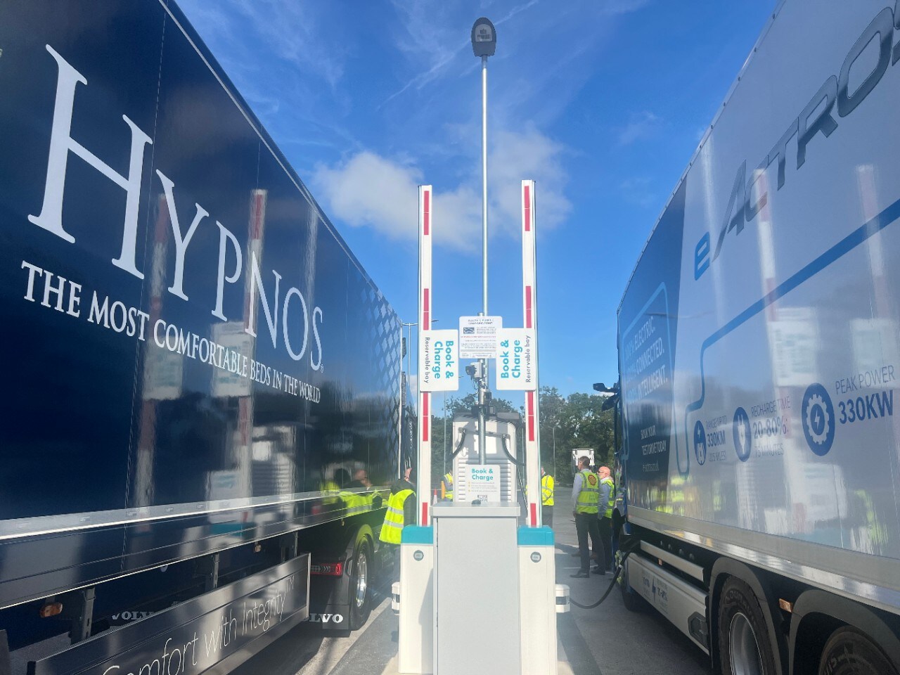 Shell officially opens its first electric truck charging station in the UK