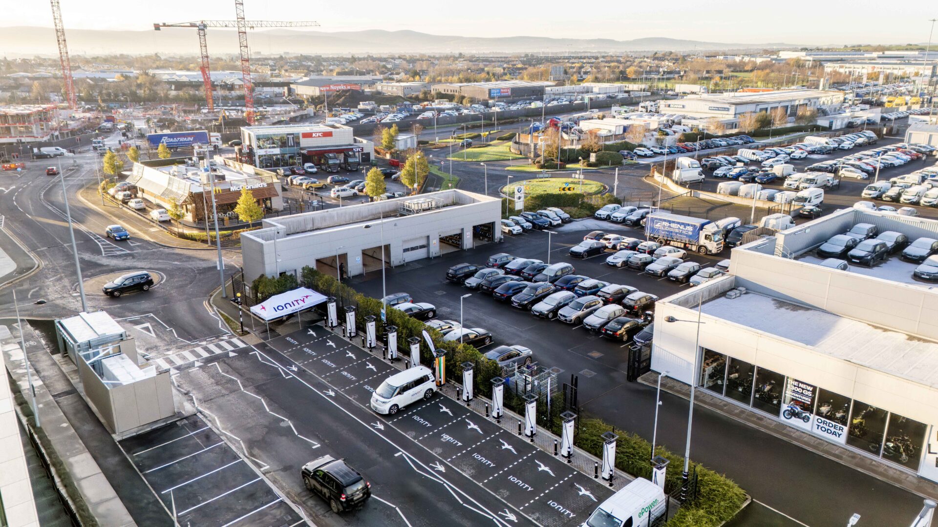 Ireland’s largest EV charging station opens: IONITY brings charge ...
