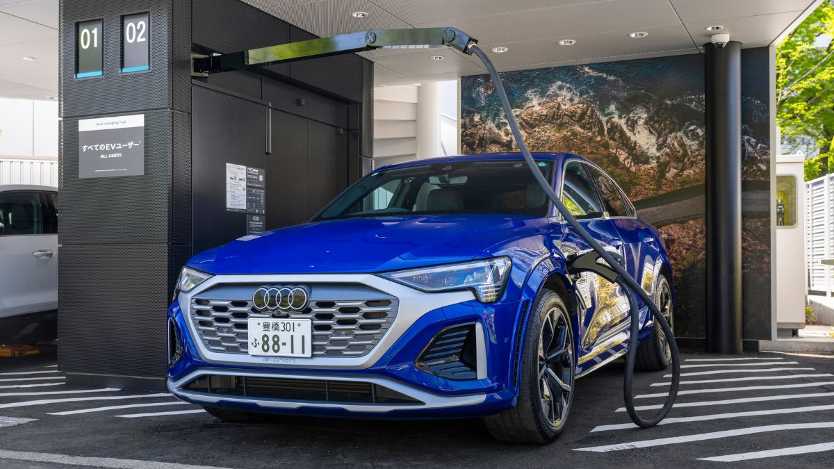 Audi expands its own-brand EV charging network with new Tokyo hub