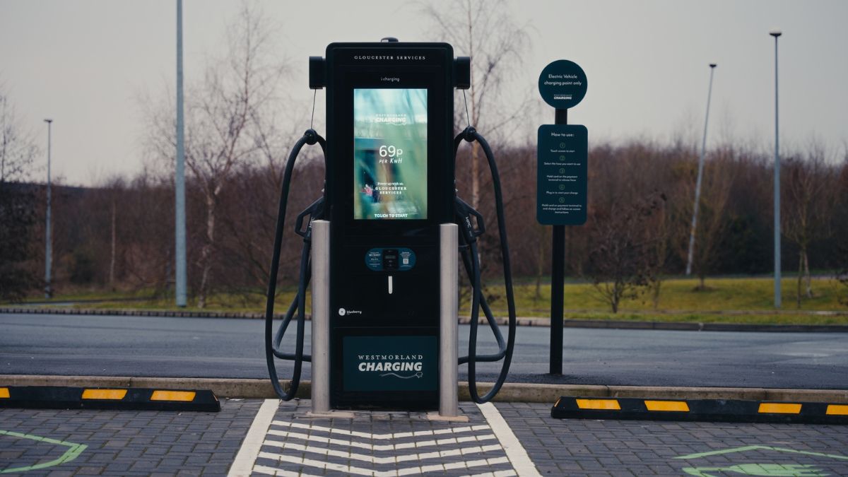 Gloucester Services crowned as best EV charging hub in Europe