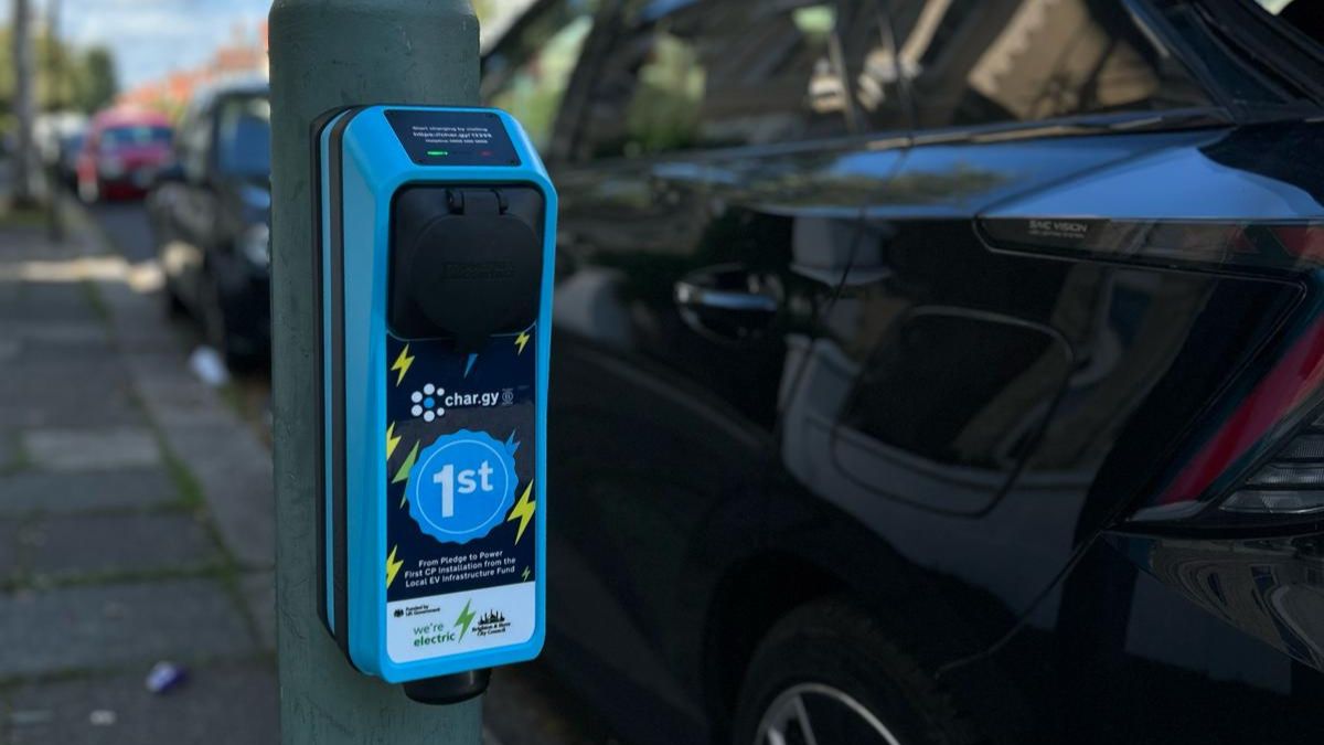 First EV charger funded through the UK's LEVI scheme goes live