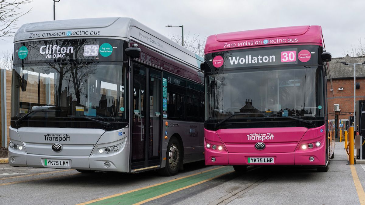 Over a third of new UK buses are fully electric
