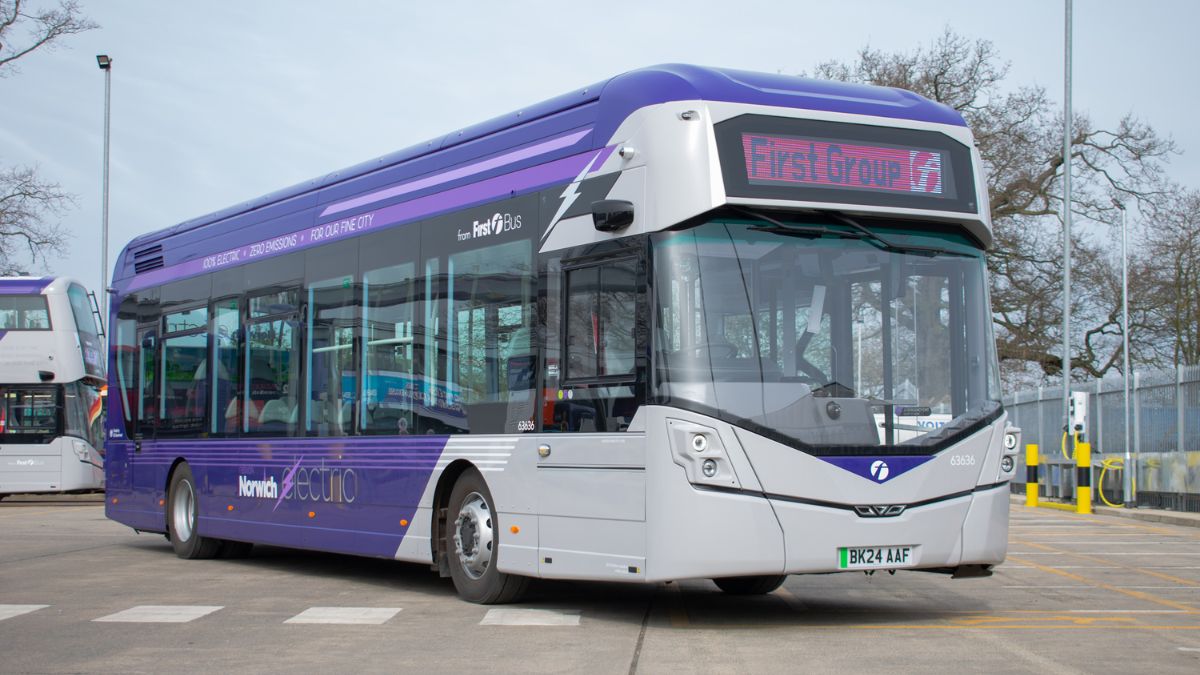 First Bus prepares for wider electric bus rollout in Norfolk