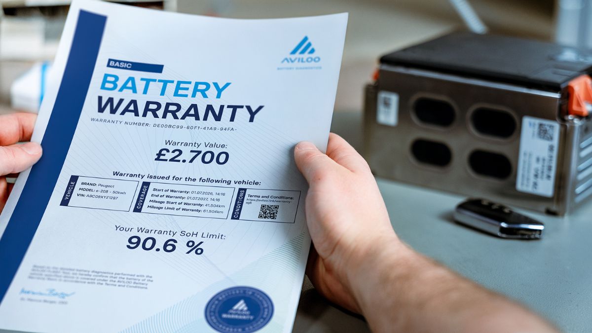 AVILOO launches used EV battery warranty in the UK